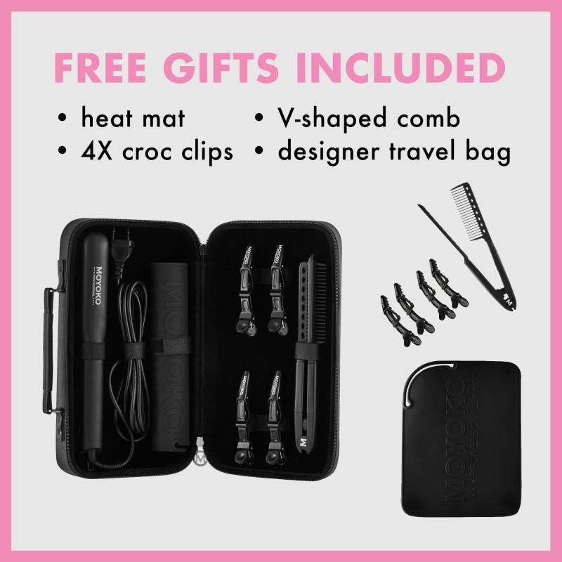 Moyoko Pro Glider Styler Kit – Black